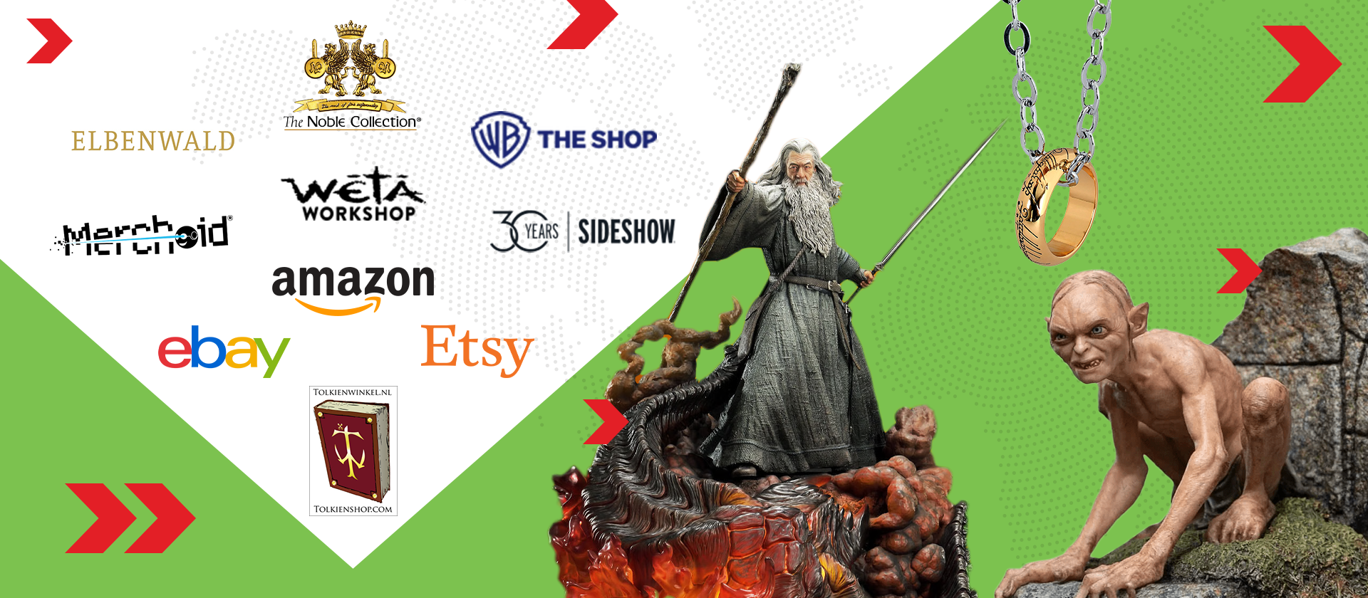 Top Online Stores for Lord of the Rings Merchandise | Ship Worldwide