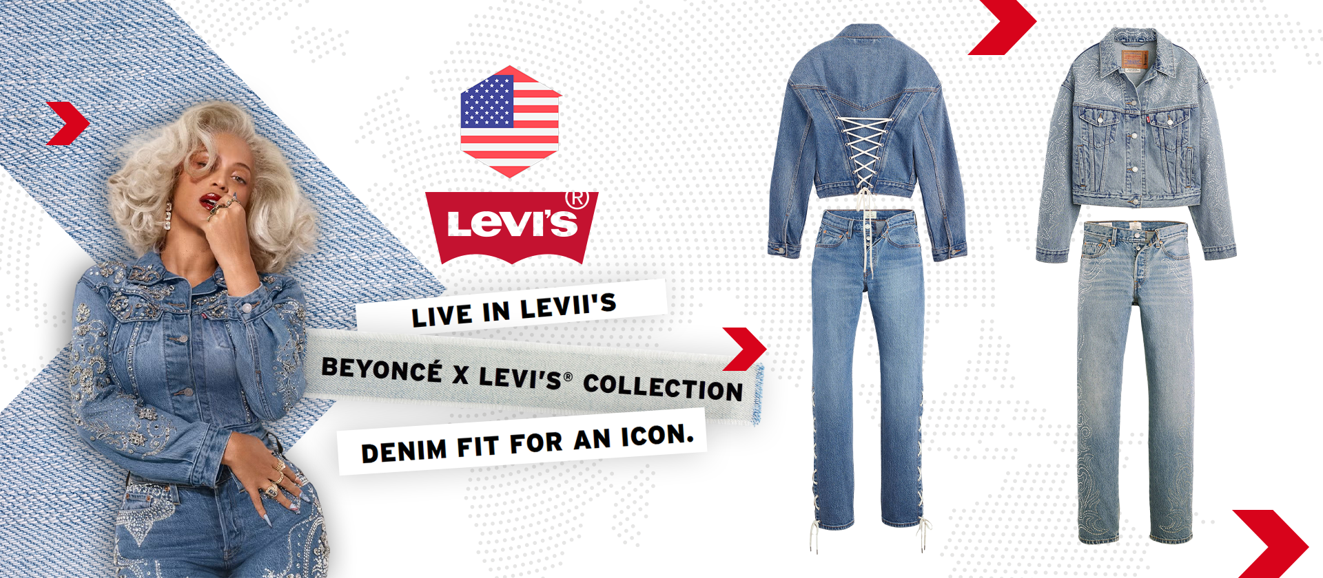 Beyoncé x Levi’s Denim Cowboy Collection | Shop with forward2me