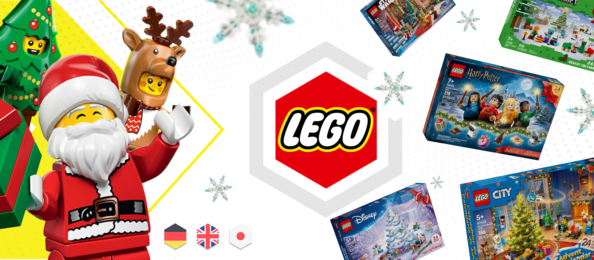 Shop 2025 LEGO Advent Calendars Worldwide with forward2me