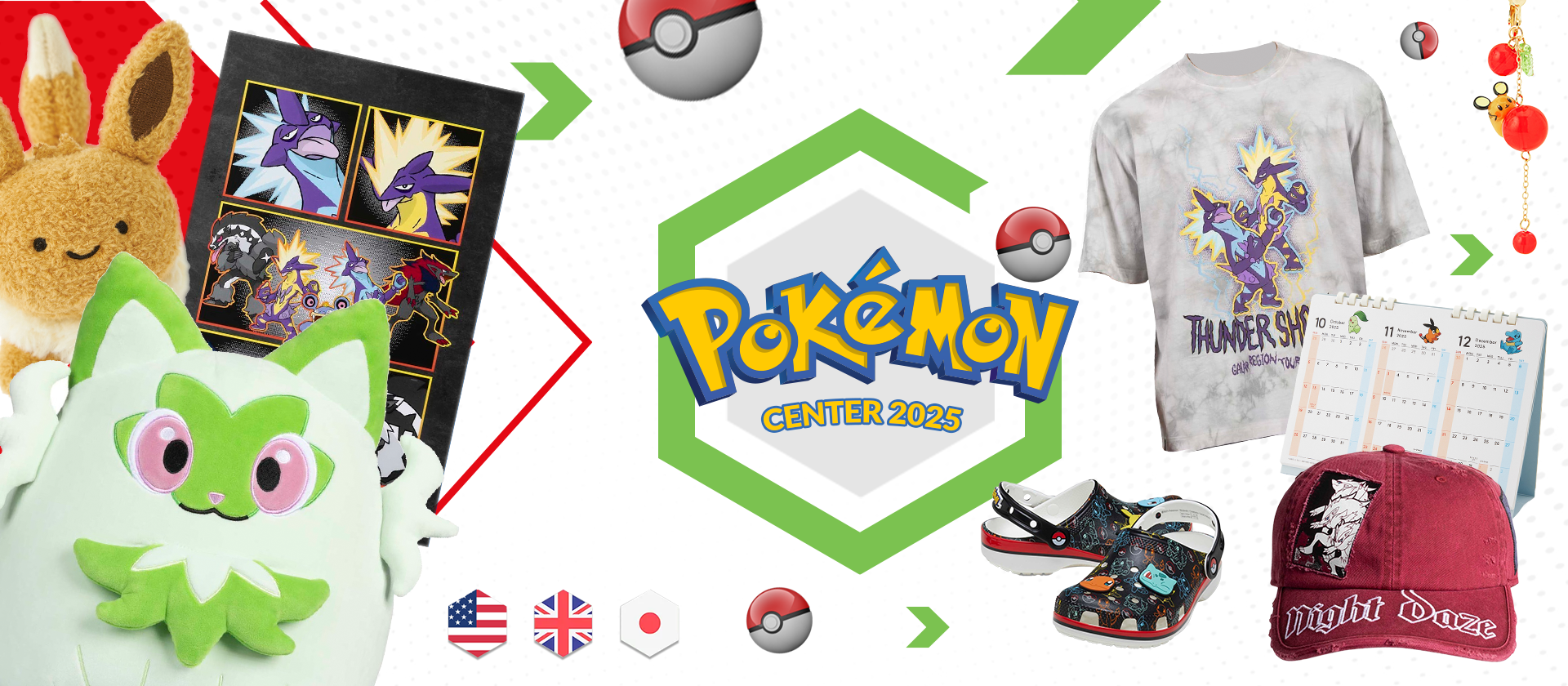 Shop Pokémon Center UK, US & Japan Exclusives | October 2025