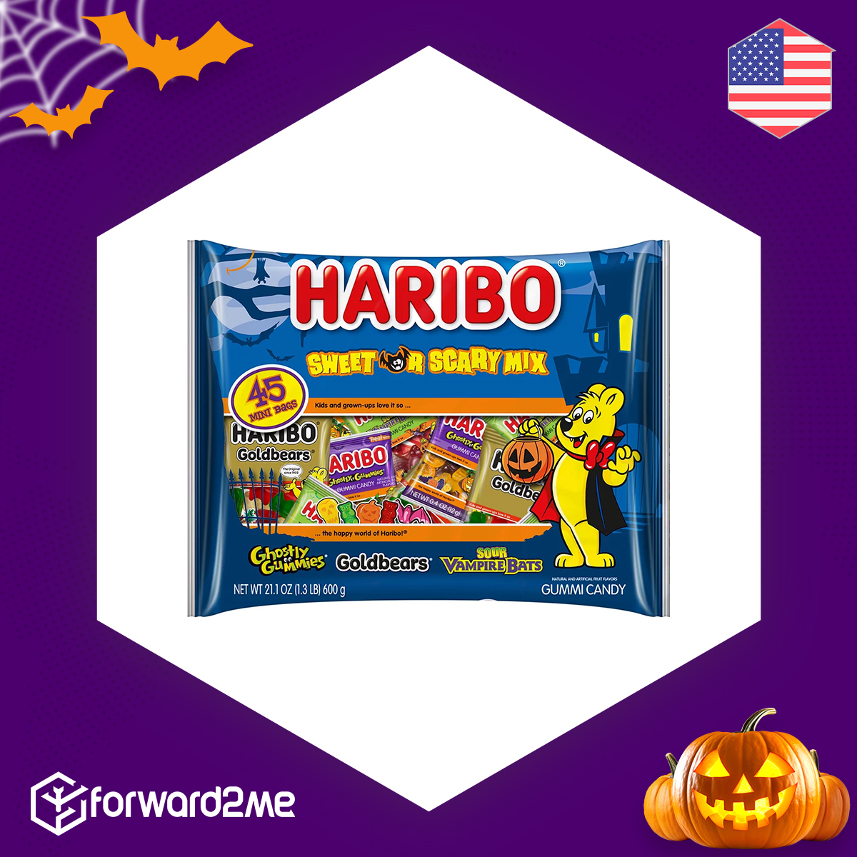 Order Halloween Candy from the USA with a Forwarding Address